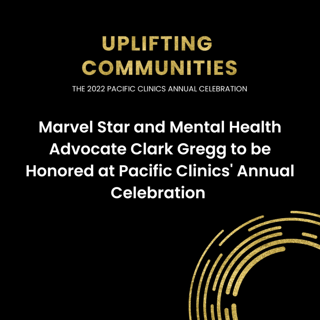 Marvel Star and Mental Health Advocate Clark Gregg to be Honored at ...